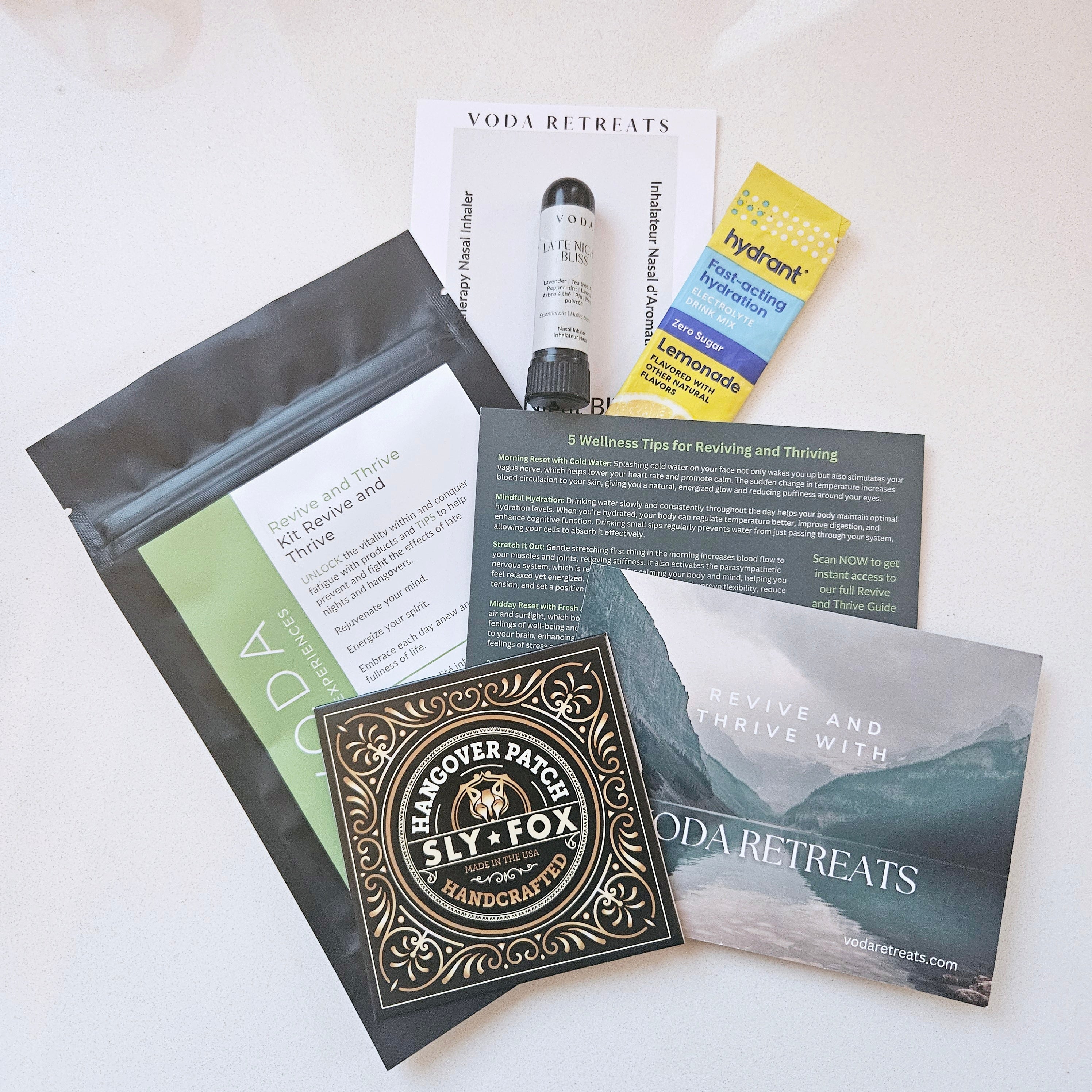 Revive and Thrive Retreat Kit – The Voda Experience